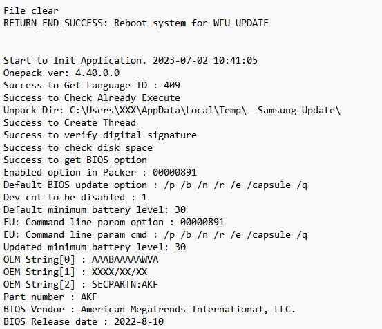 Manually Update BIOS of Samsung Galaxy Book Pro 360 to P04AKF – Xavier ...